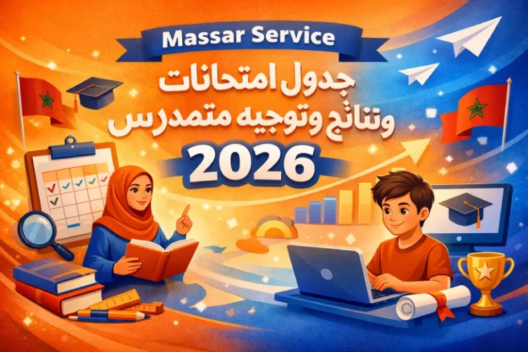 نتائج Massar Service Moutamadris 2026 رسمياً